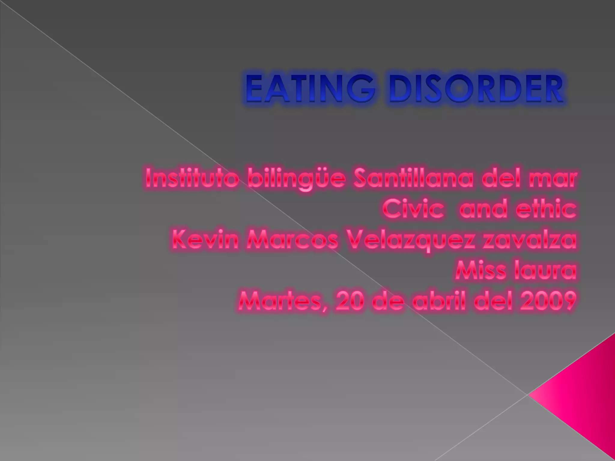Eating disorder | PPT