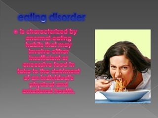 Eating disorder | PPT