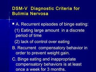 Eating disorder dms5 | PPT