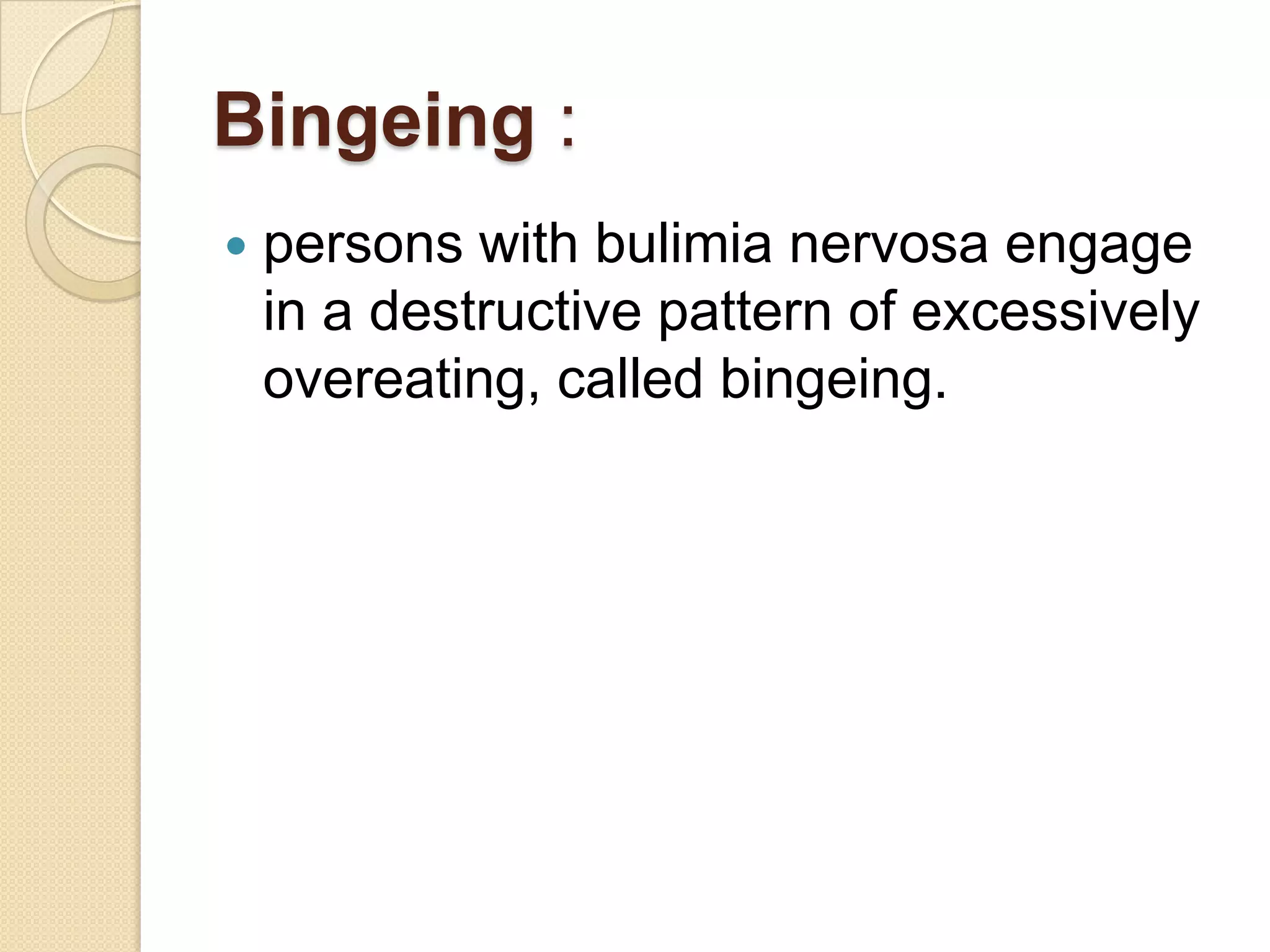 Eating disorder glossary (part i) | PPTX