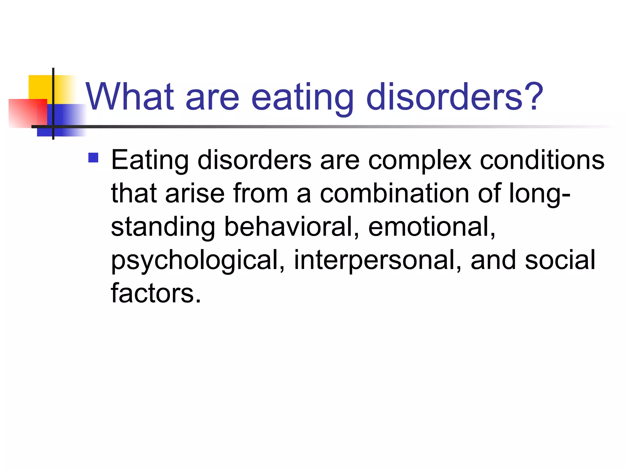 Eating disorders | PPT