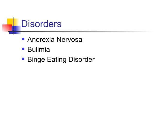 Eating disorders | PPT