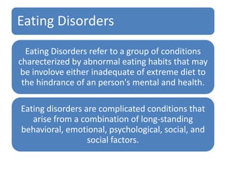 Eating disorder’s | PPT