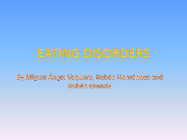 Eating disorders | PPT