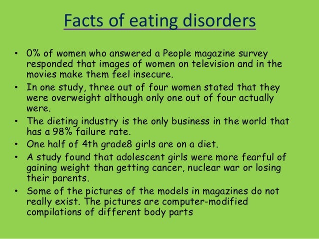 A Few Facts On Eating Disorders