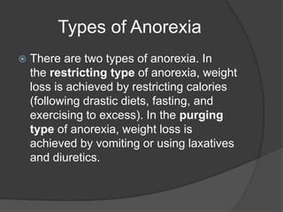 Eating disorders | PPTX