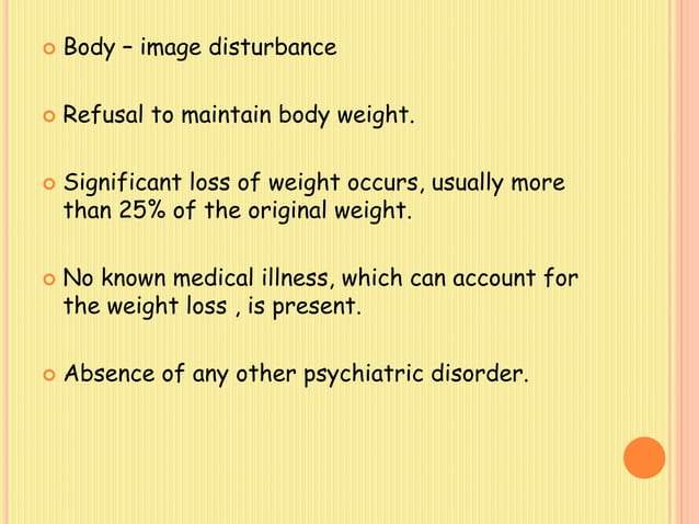 Eating disorders [ Anorexia nervosa, bulimia nervosa, beinge eating ...