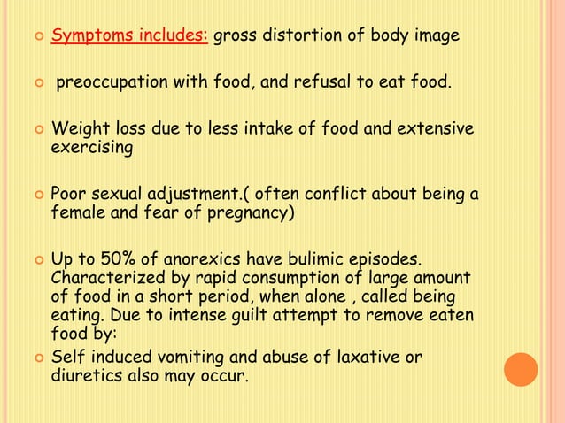 Eating disorders [ Anorexia nervosa, bulimia nervosa, beinge eating ...