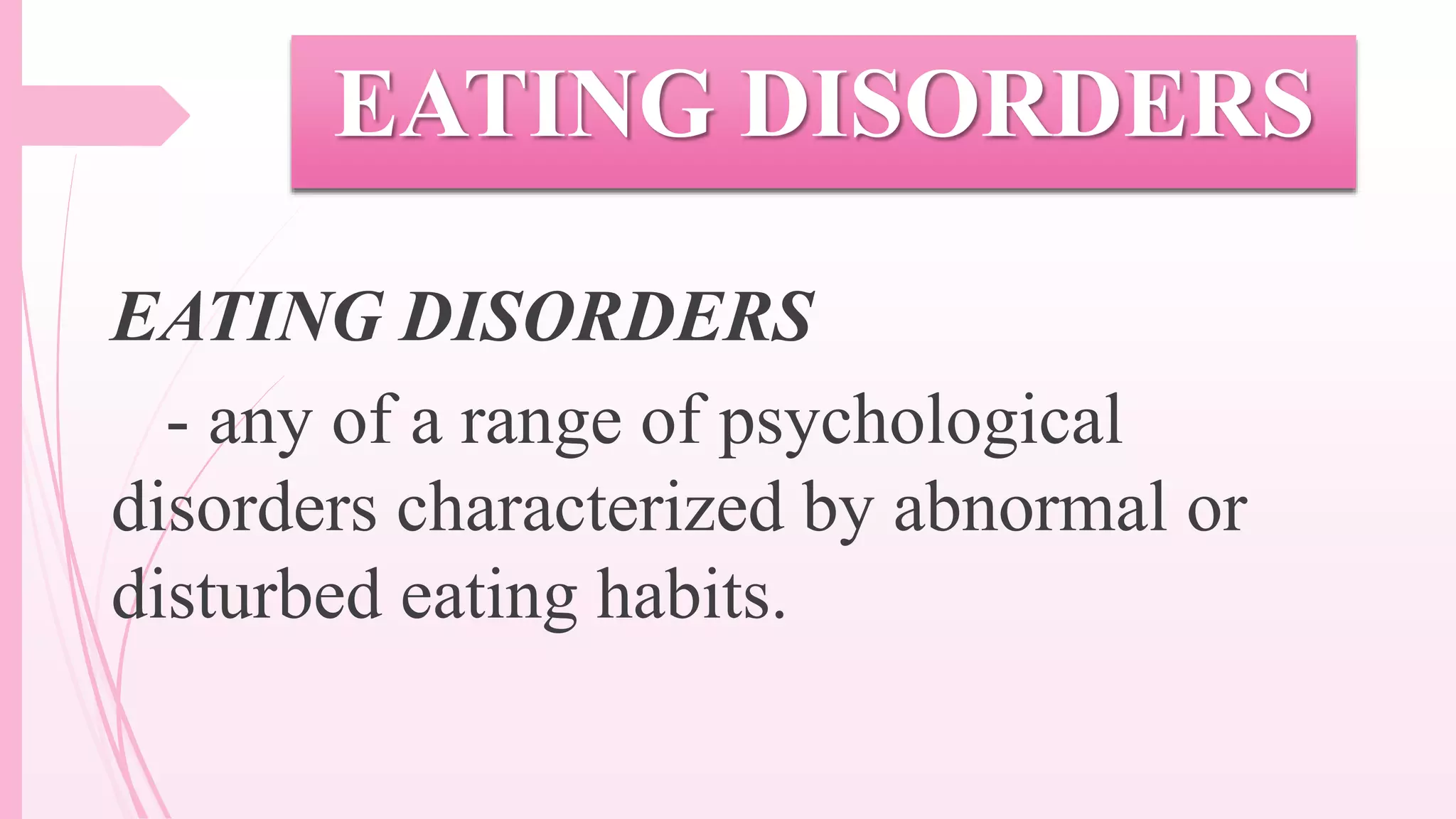 Eating Disorders | PPTX