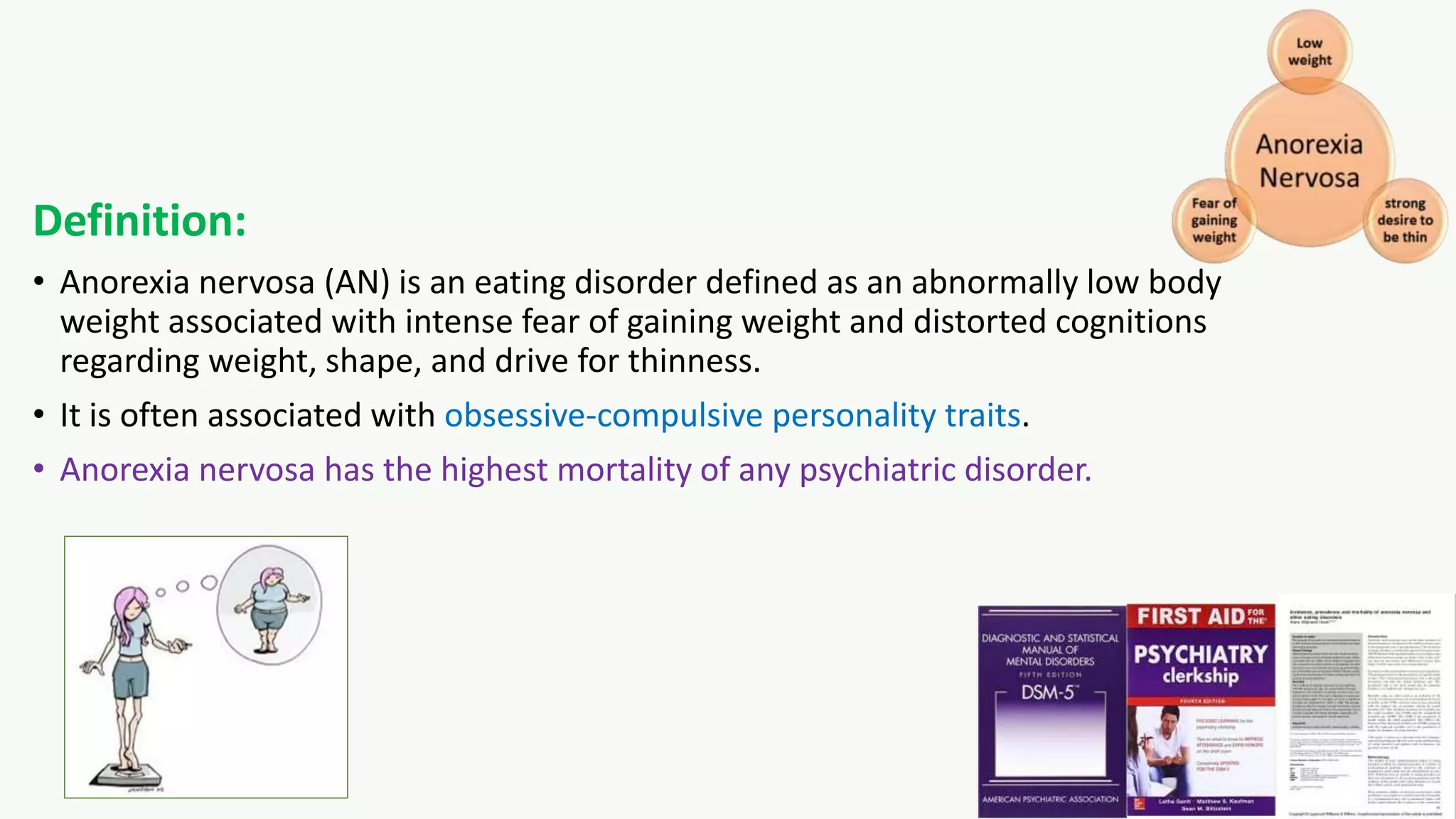 Eating disorders / Anorexia Nervosa / Psychiatry | PPTX