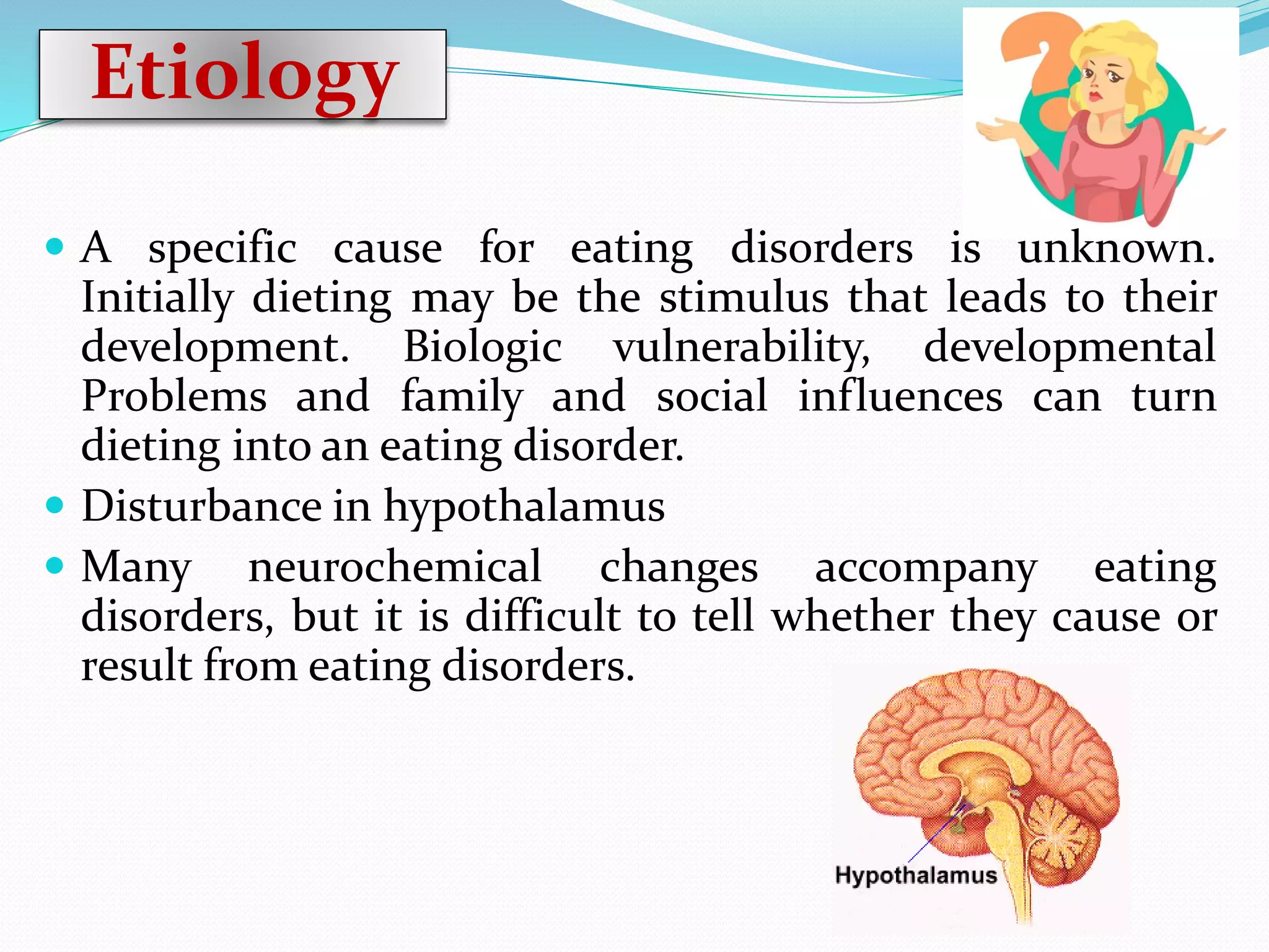 Eating disorders ( Anorexia nervosa and Bulimia nervosa) | PDF