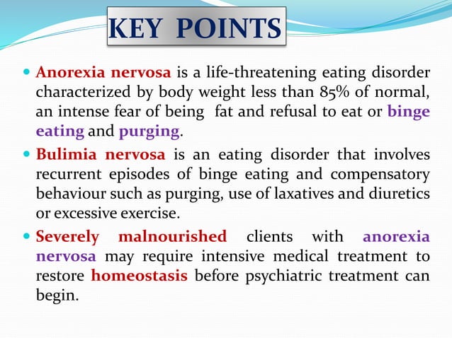 Eating disorders ( Anorexia nervosa and Bulimia nervosa) | PDF