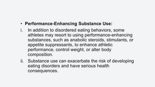 Eating Disorders in Athletes I Sports Psychology | PPTX