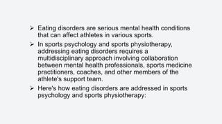 Eating Disorders in Athletes I Sports Psychology | PPTX