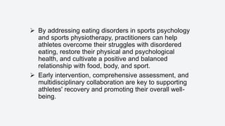 Eating Disorders in Athletes I Sports Psychology | PPTX