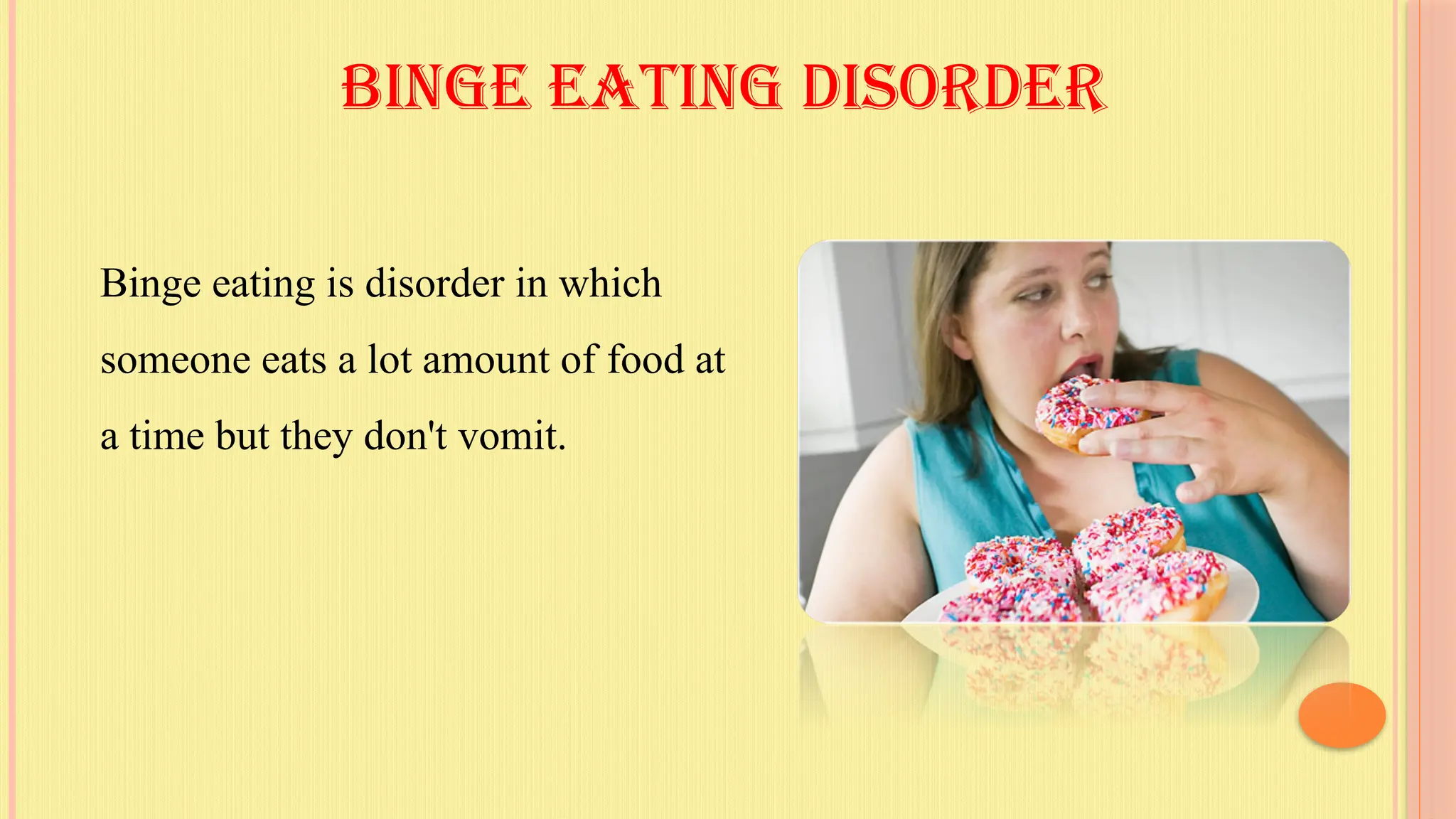 EATING DISORDERS (anorexia nervosa, bulimia nervosa, binge eating ...