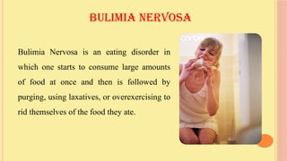 EATING DISORDERS (anorexia nervosa, bulimia nervosa, binge eating ...