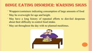 EATING DISORDERS (anorexia nervosa, bulimia nervosa, binge eating ...