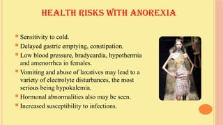 EATING DISORDERS (anorexia nervosa, bulimia nervosa, binge eating ...