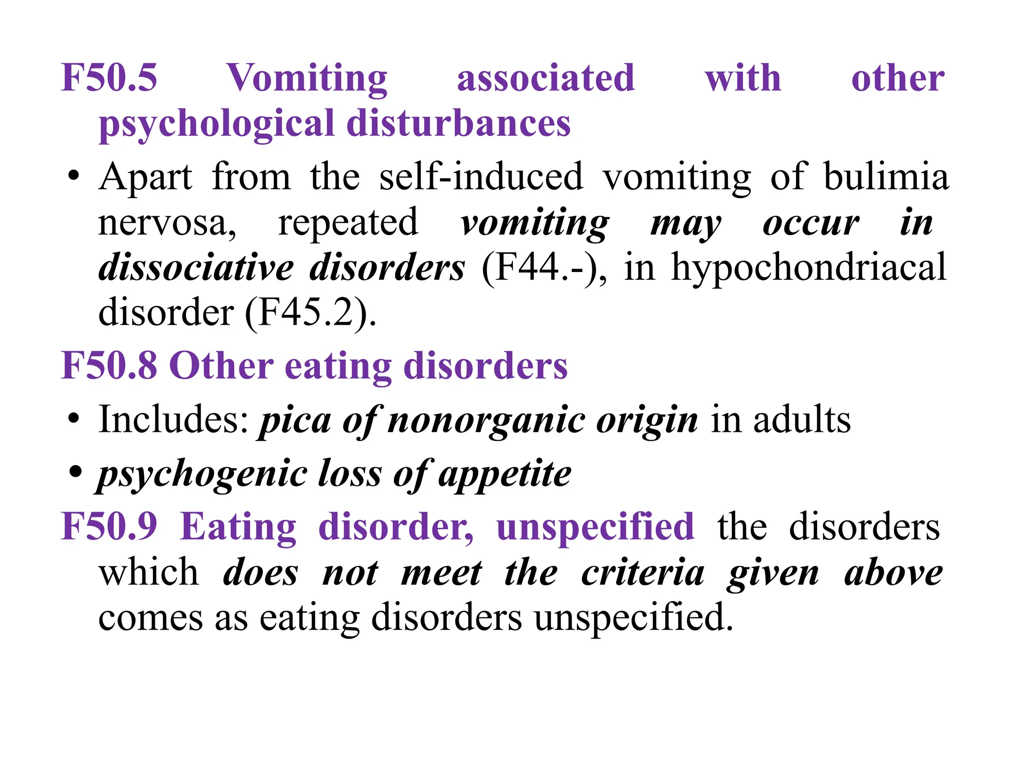 Eating disorders psychiatric nursing disorder | PPT