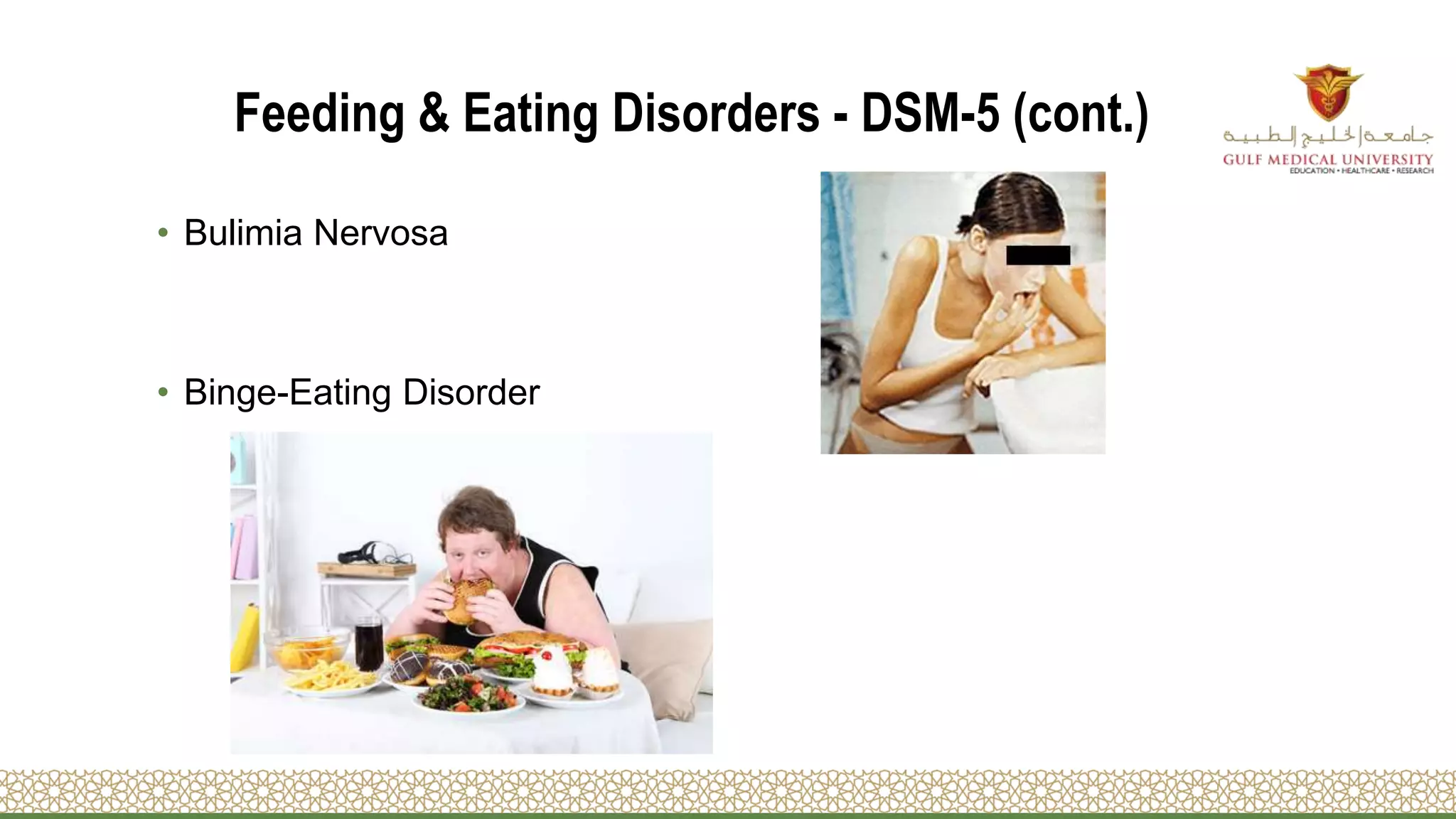 Eating disorders and nursing care | PPTX