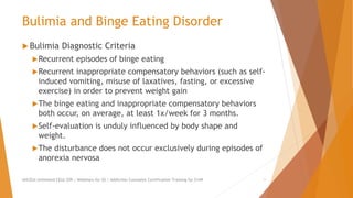 Eating Disorders Assessment: Part 2 | PPTX
