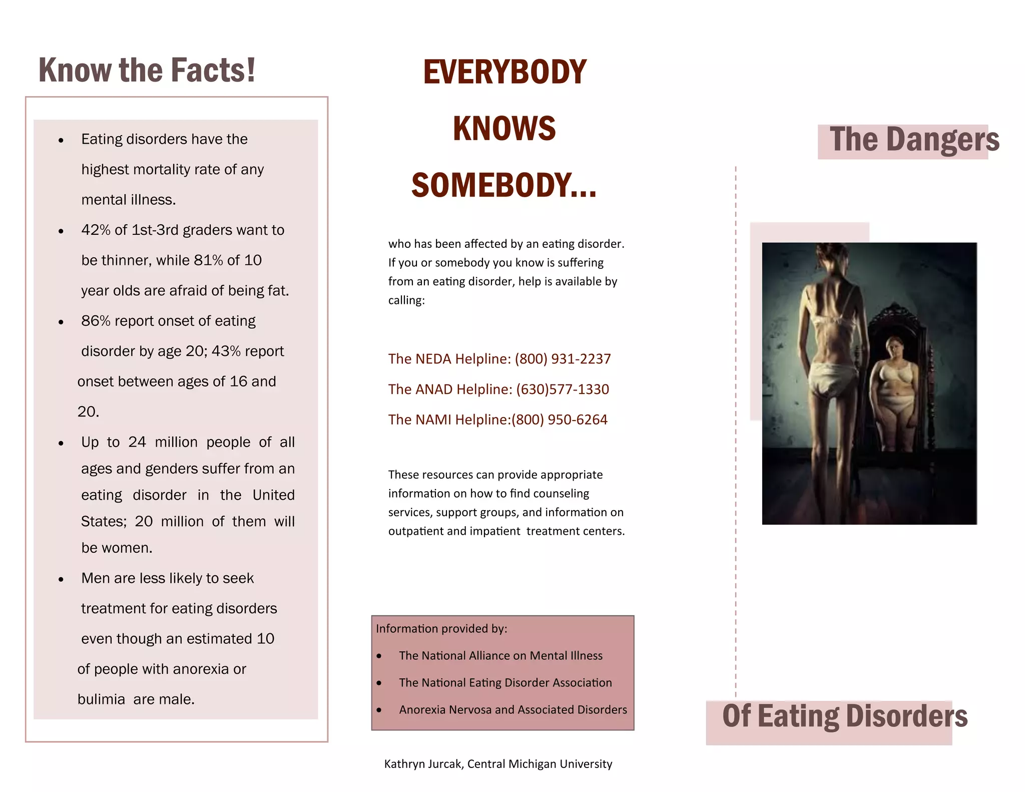 Eating disorders brochure | PPT