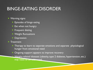 Eating disorders ch13 | PPT