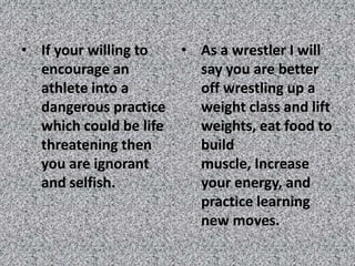 Eating disorders in_wrestling | PPTX