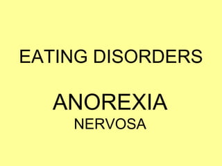 Eating disorders | PPT