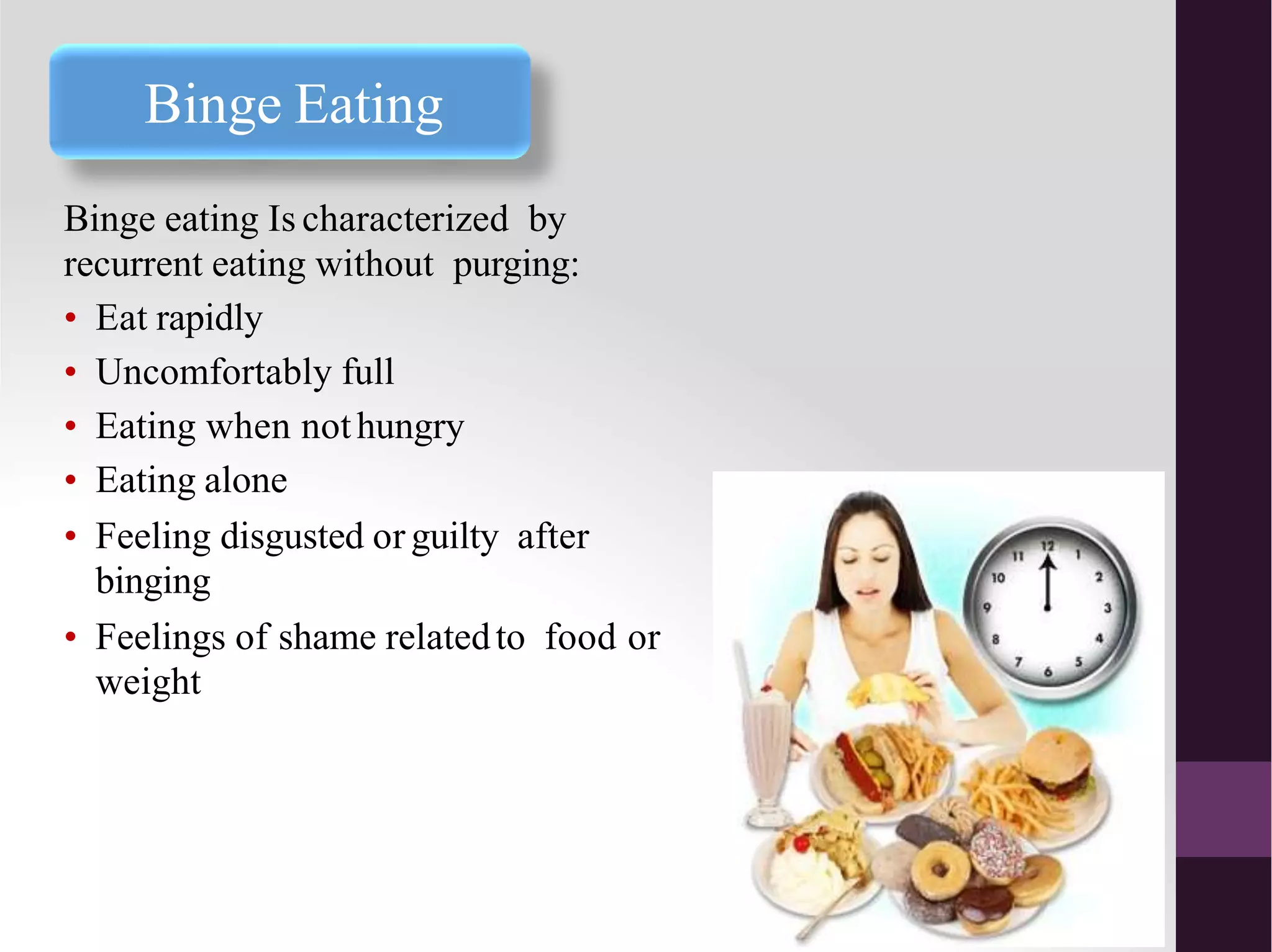 Eating disorders lecture | PPT