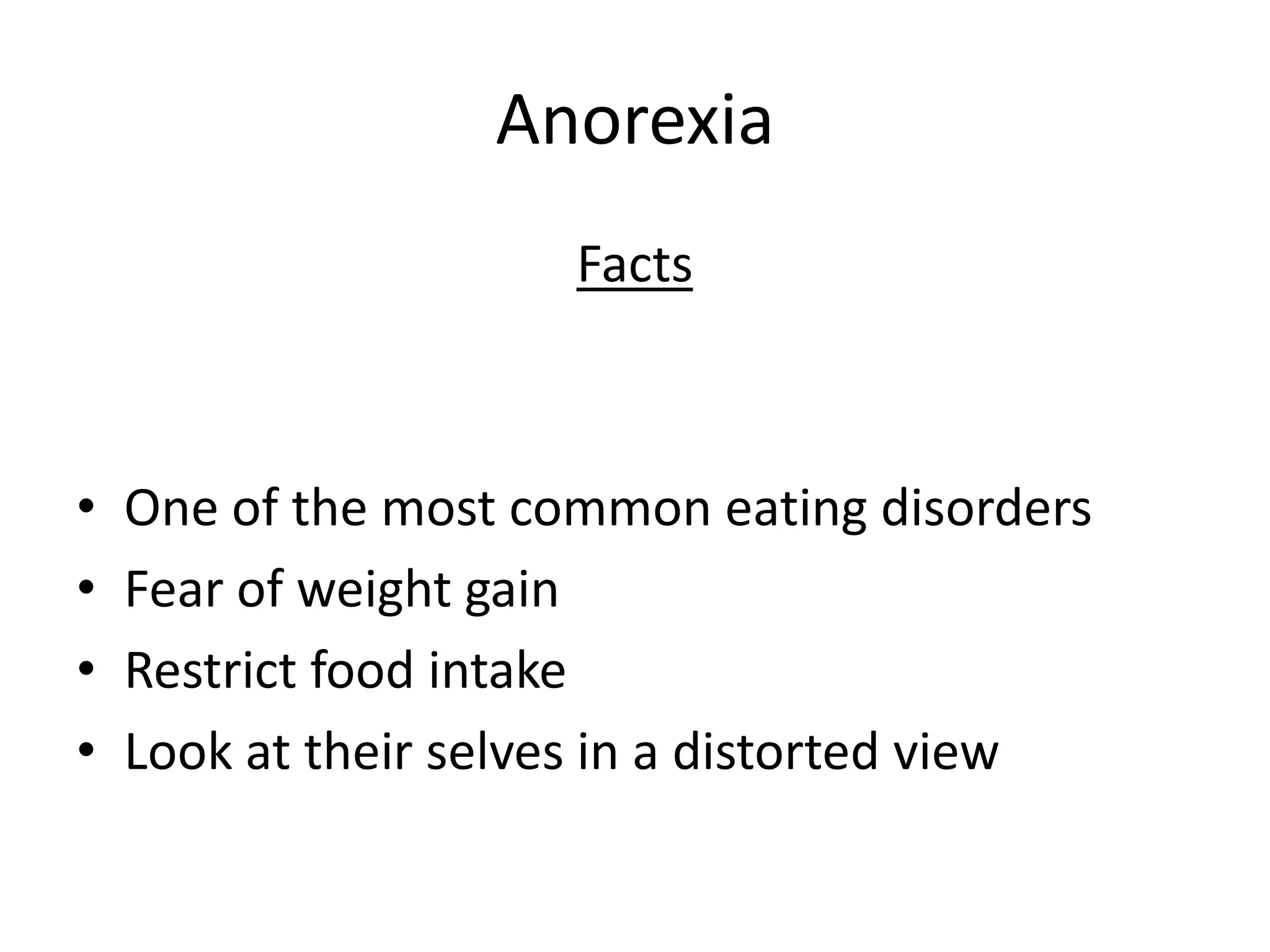 Eating disorders powerpoint | PPTX