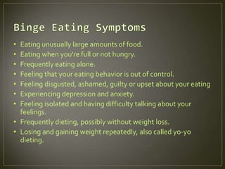 Common Eating Disorders Presentation | PPTX