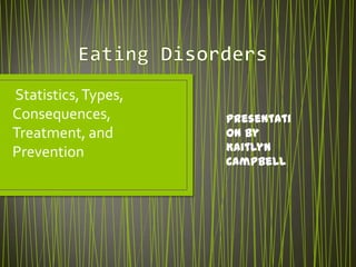 Common Eating Disorders Presentation | PPT