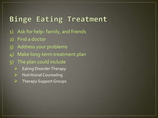 Common Eating Disorders Presentation | PPT