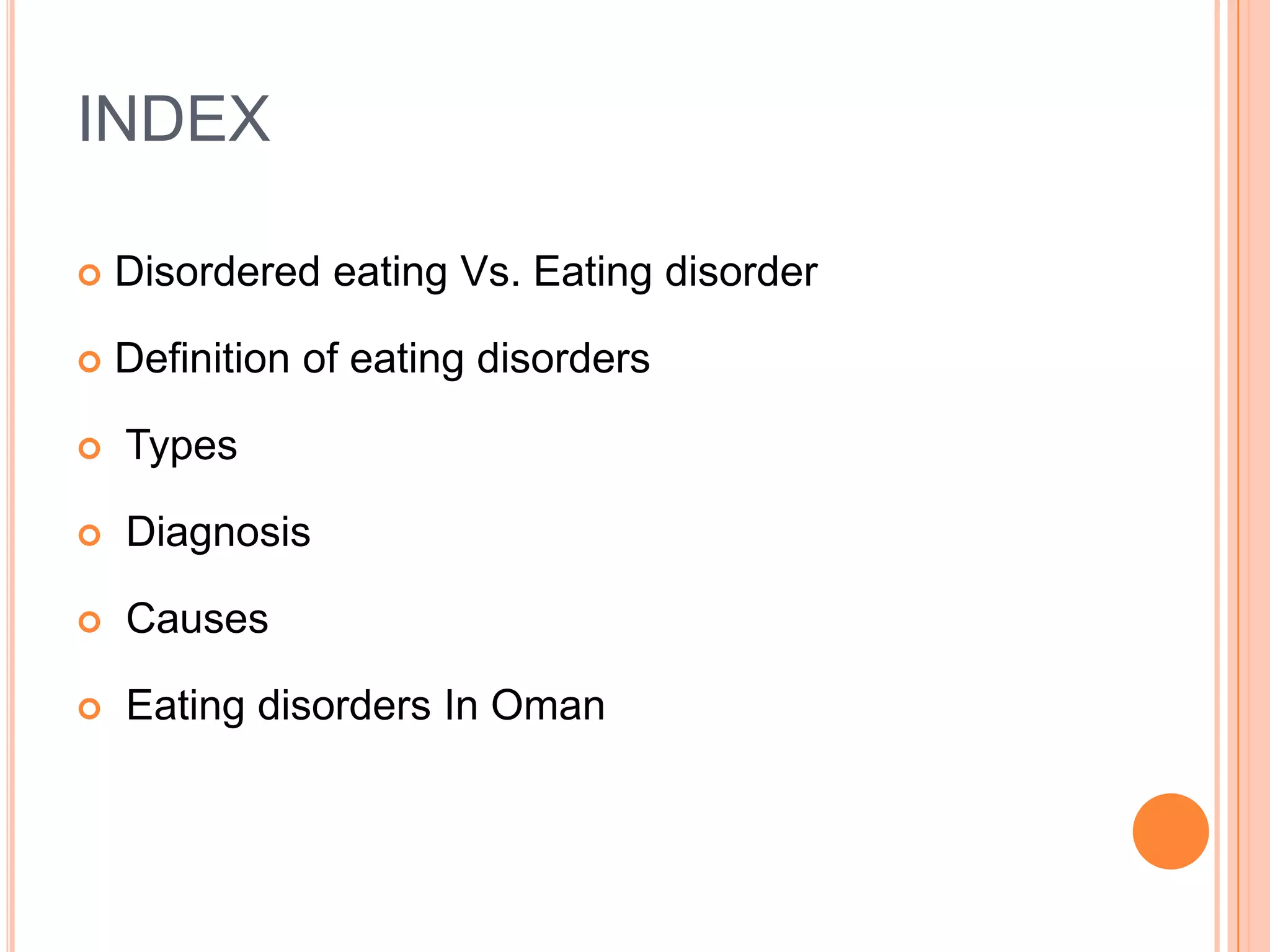 Eating disorders | PPTX