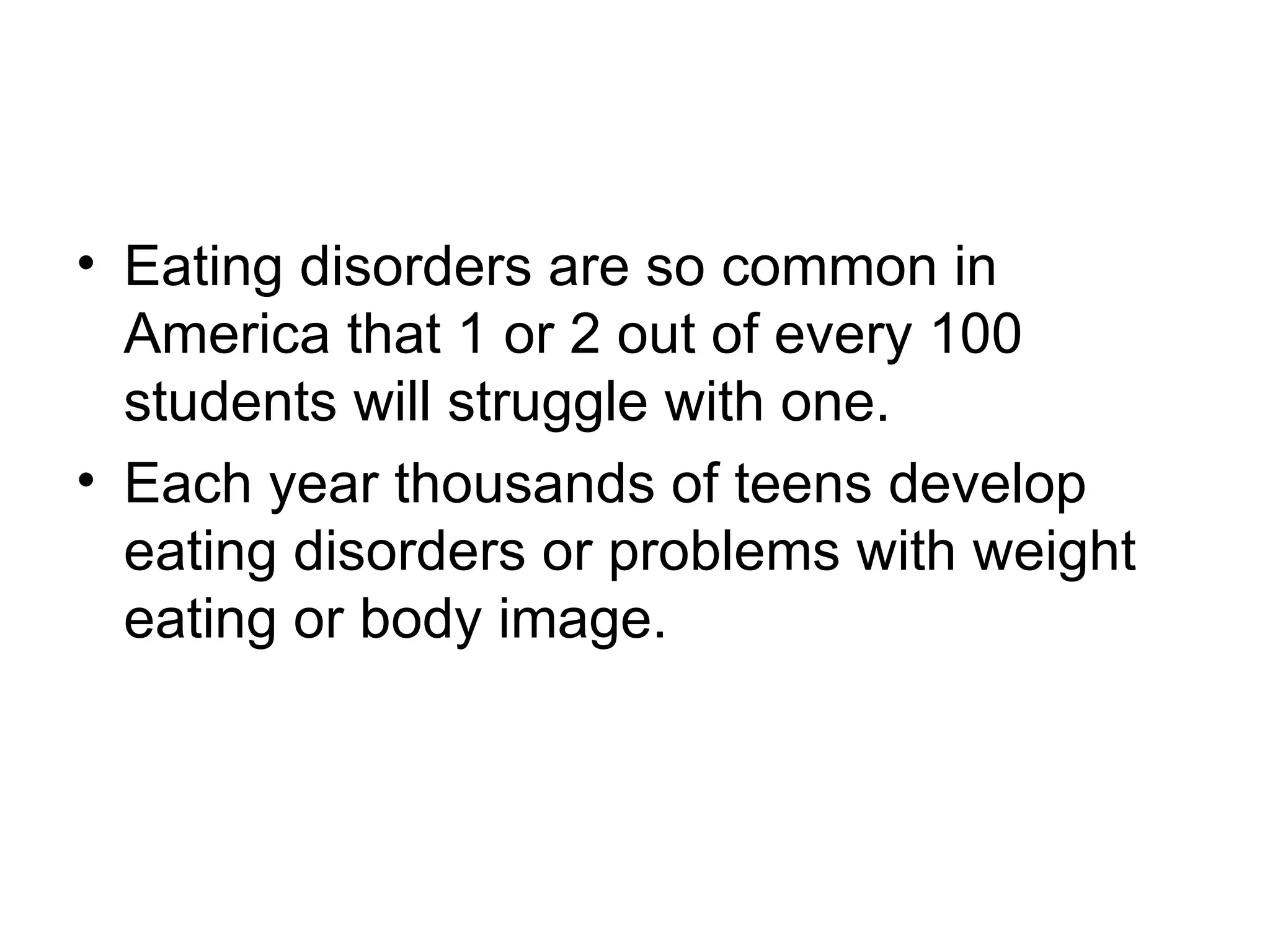 Eating disorders vc | PPT
