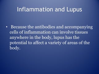 Eating down inflammation - Lupus | PDF