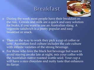 Australian Food Culture