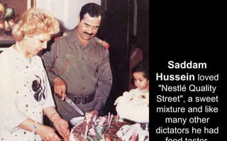 Eating habits of Dictators | PPTX
