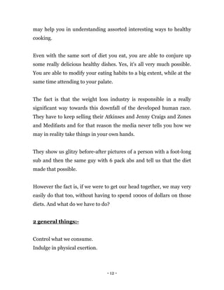 Eating healthy | PDF