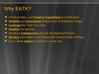 Enterprise Architecture Toolkit Overview | PPT