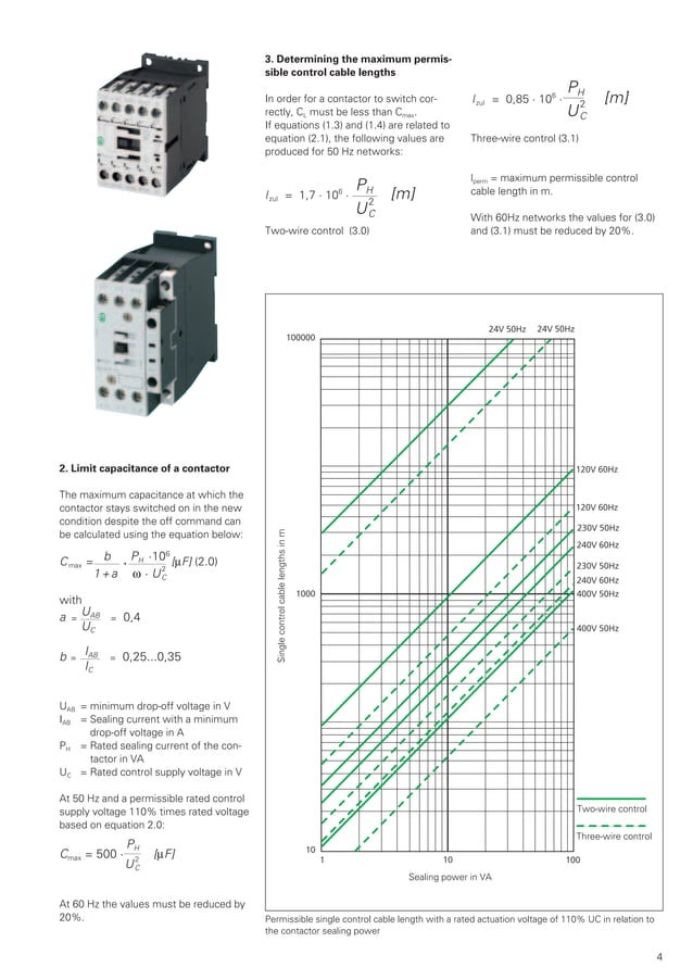 Effect of the Cable Capacitance of Long Control Cables on the Actuation ...