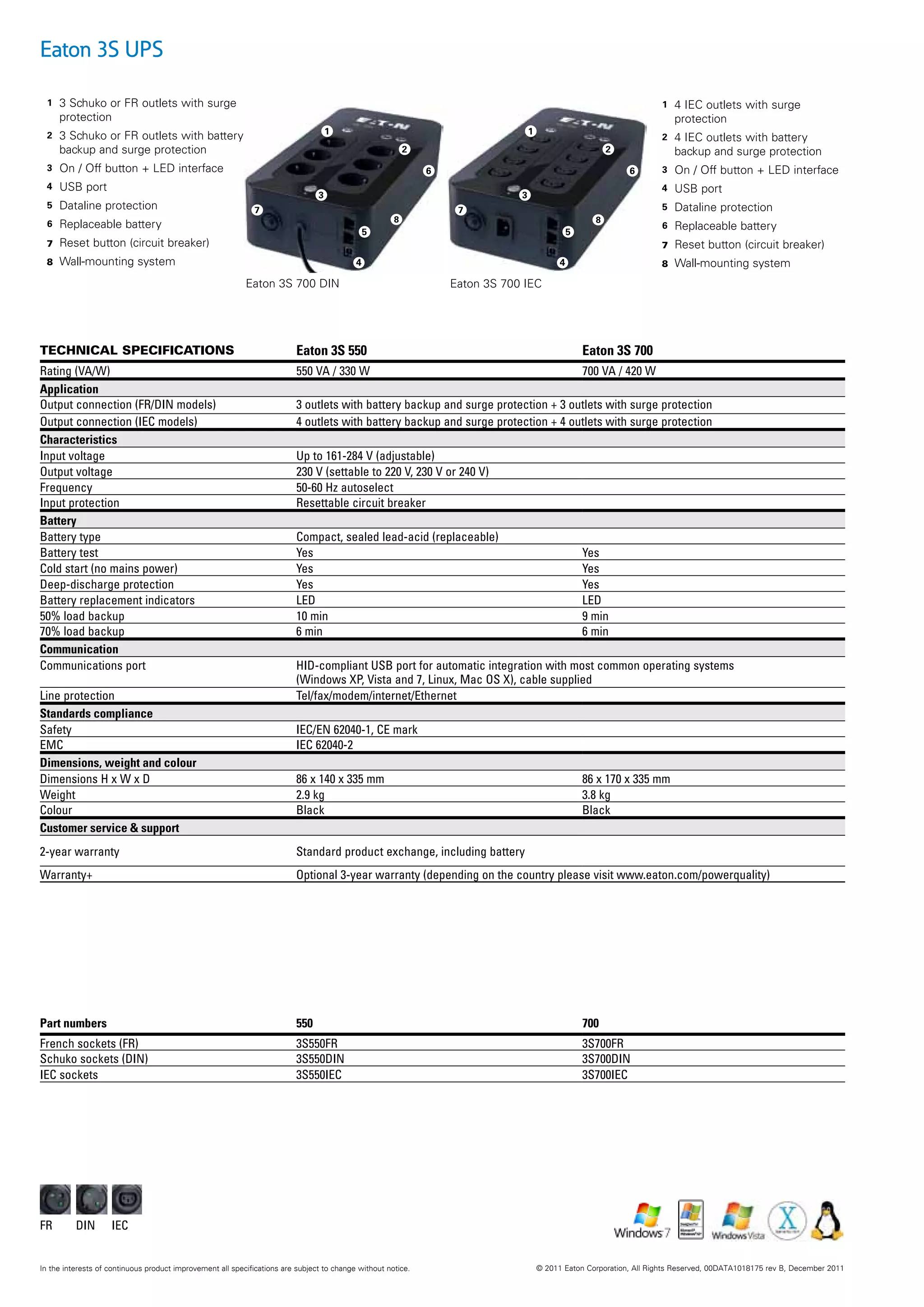 Eaton 3s-ups-datasheet | PDF