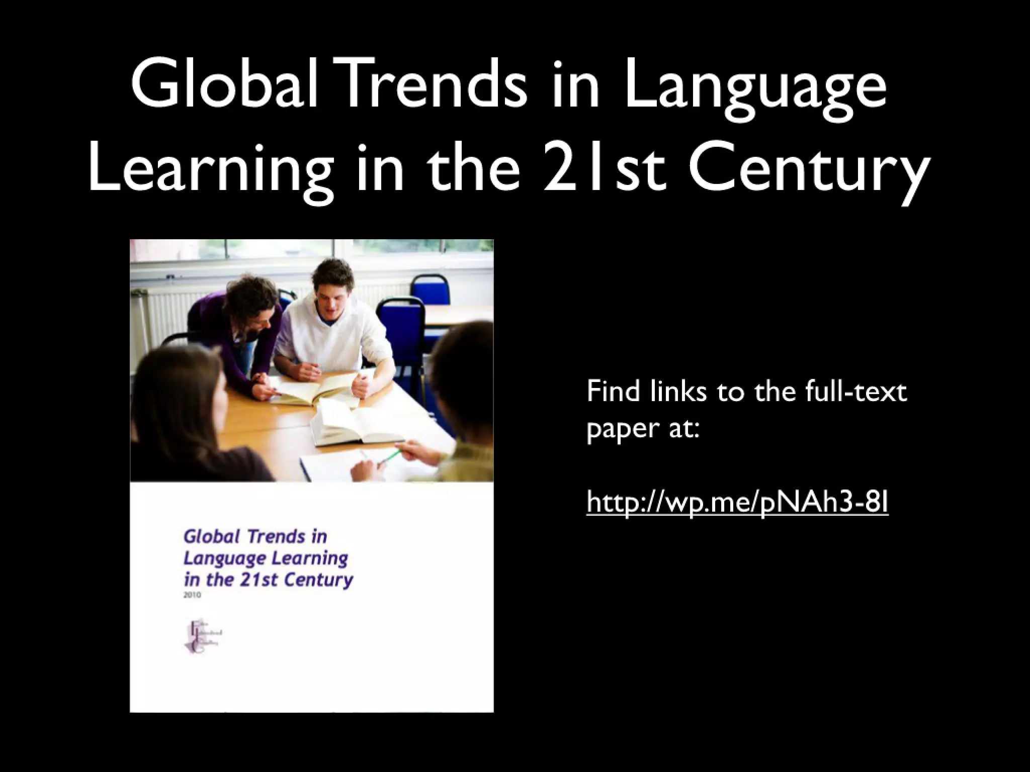 Eaton global trends in language learning in the 21st century | PDF