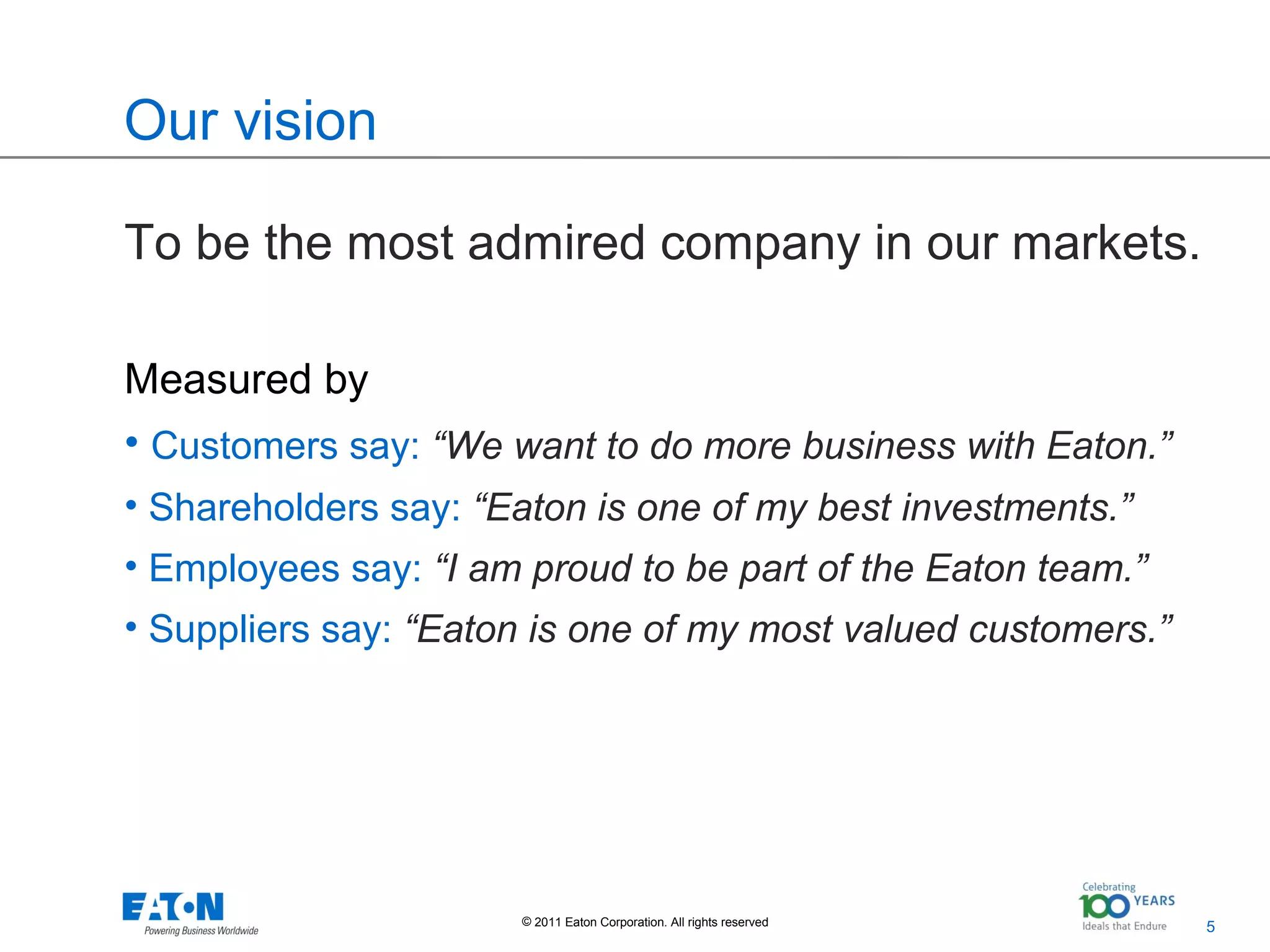 Eaton corporateoverview | PPT