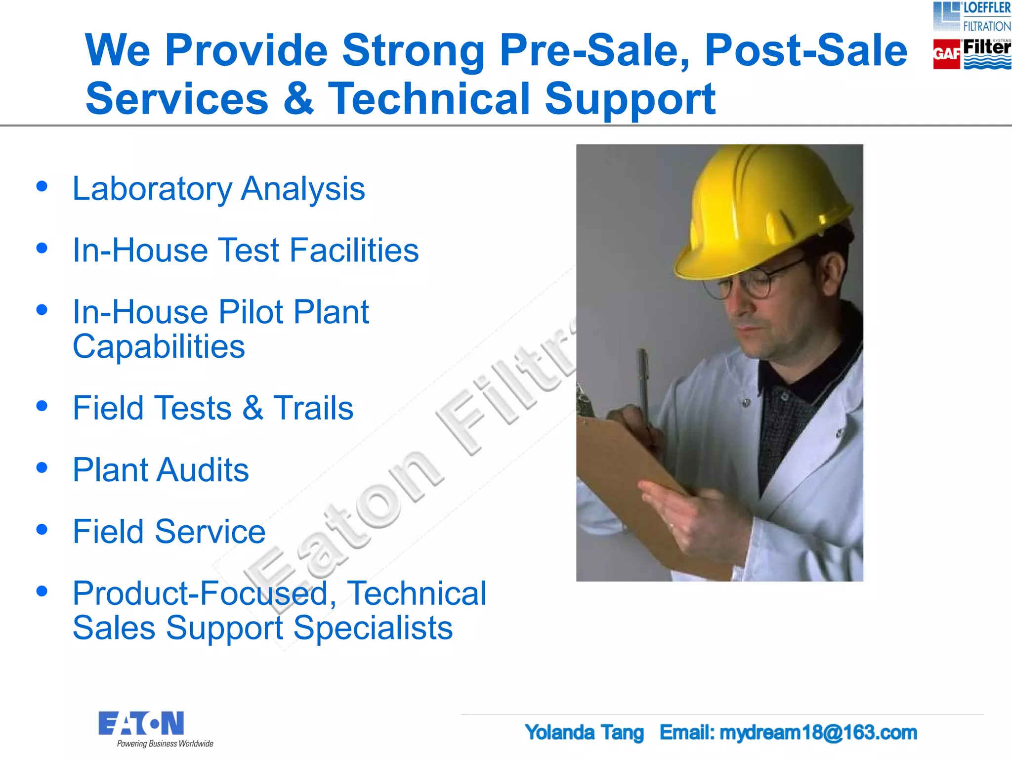 Eaton filtration-We focus on details and high quality | PPT