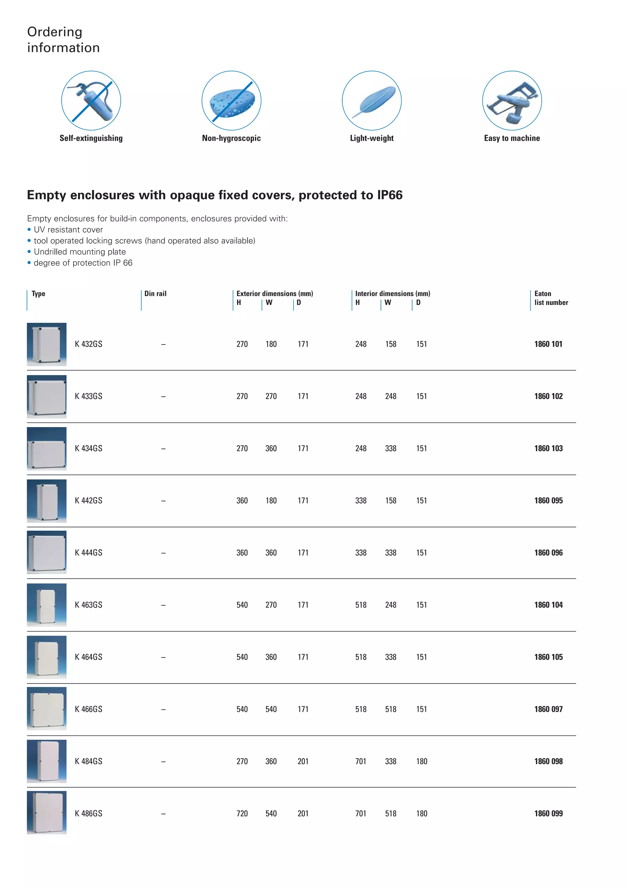 Eaton Halyester Electrical Enclosures | PDF