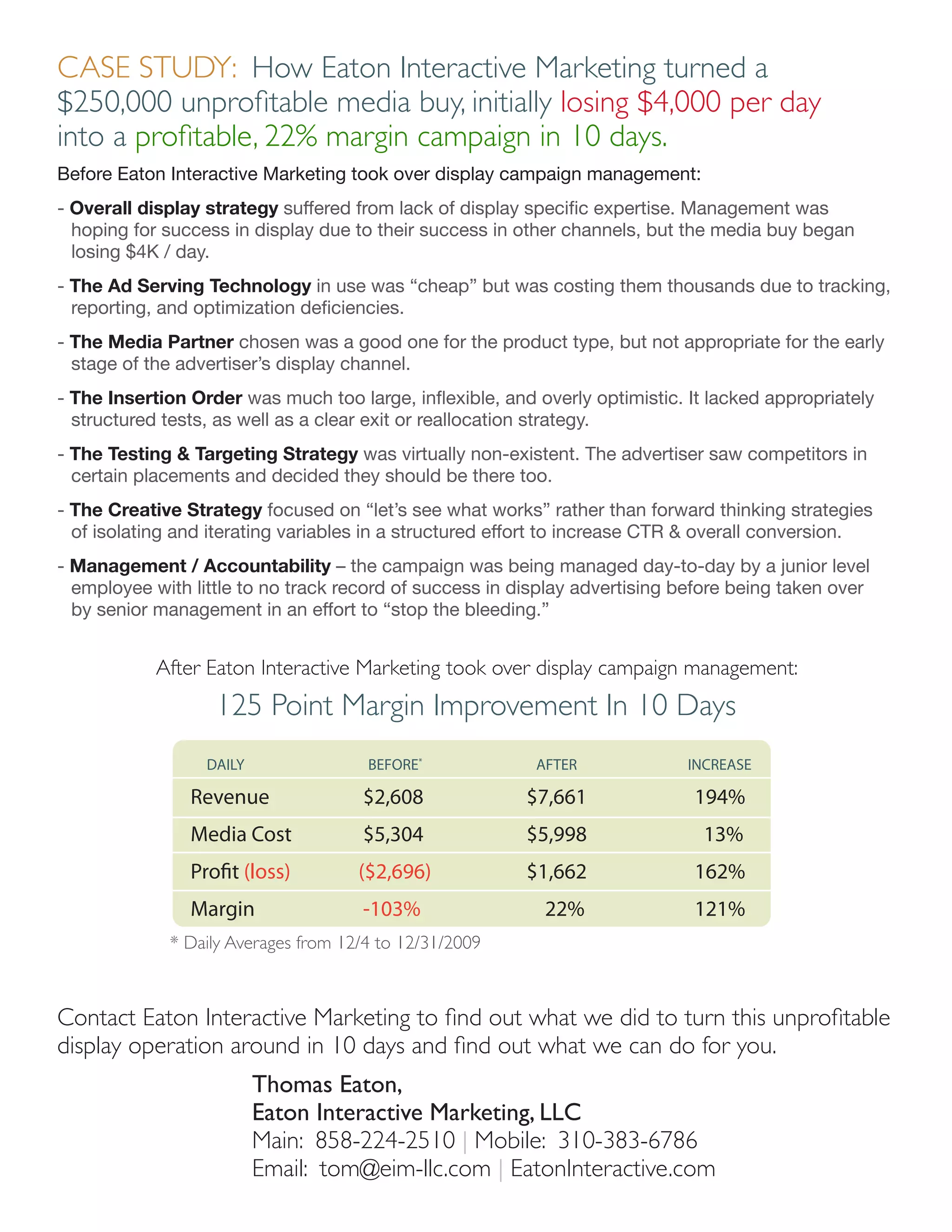 Eaton interactive Marketing | PDF