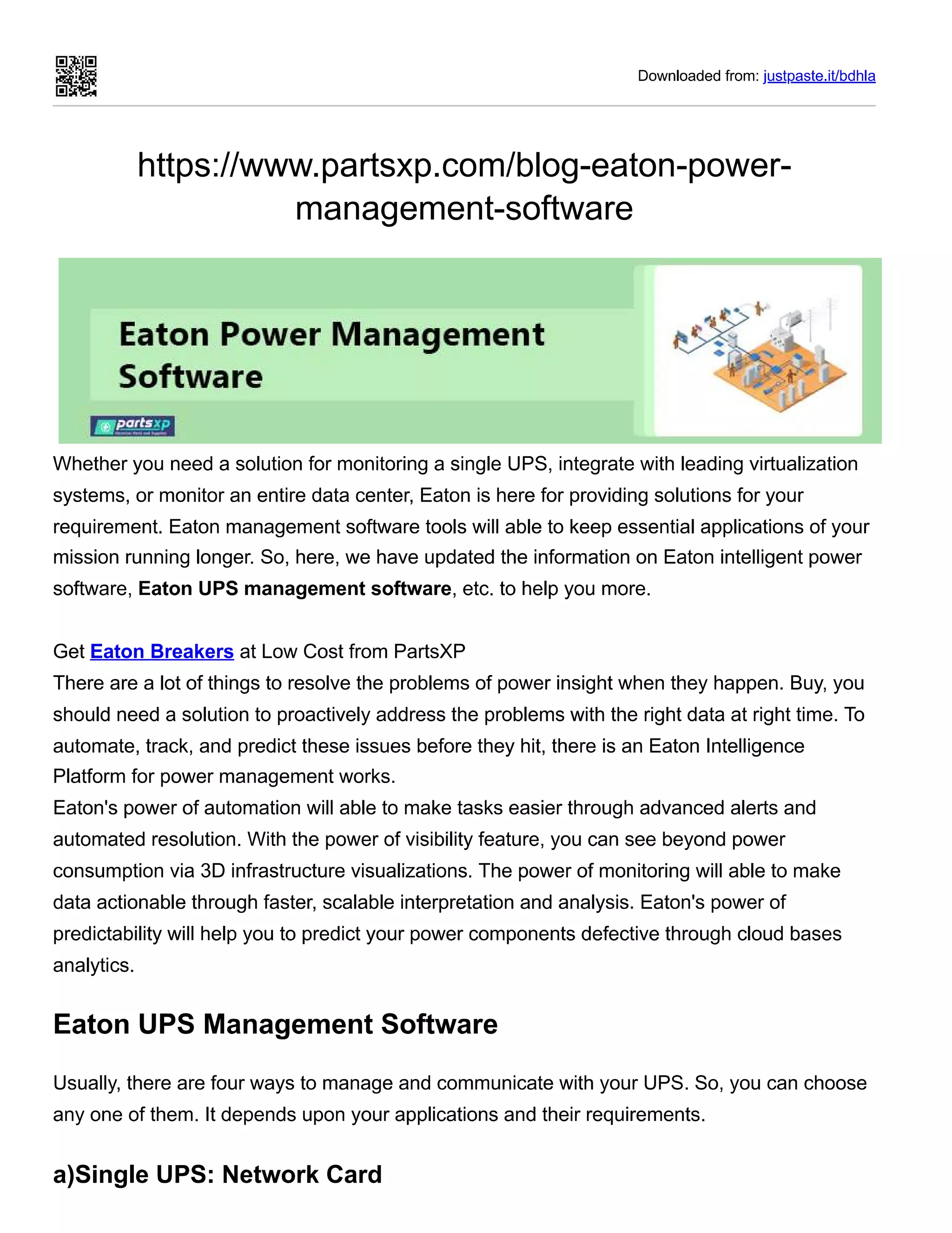 Eaton Power Management Software - PartsXP.pdf